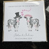 Personalised Wedding Card Cow Card Farming Wedding Bride and Groom ...