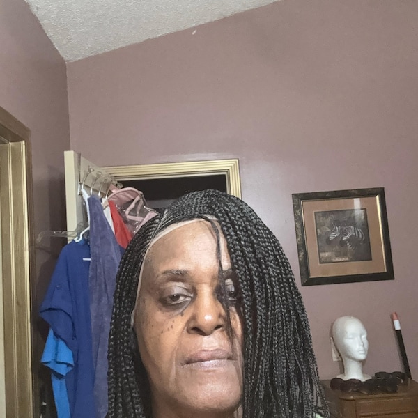 Conrow Wig Braided Wig Box Braided Wig Senegalese Twists Braided Wigs ...