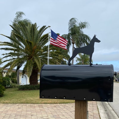 Doberman Dog Mailbox Topper / Plaque / Sign Pinscher - Etsy