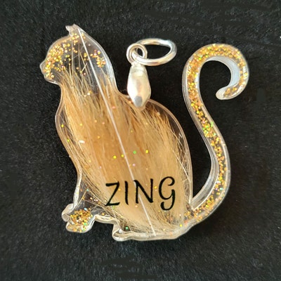 Personalised Pet Hair Locket Memorial Heart Pendant With Name - Etsy