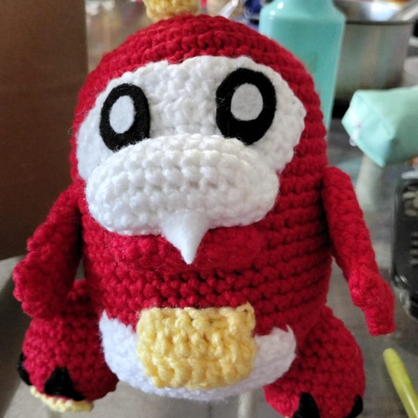 Fuecoco Crochet Amigurumi Pattern - Etsy