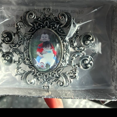 Vintage Style Personalized Photo Brooch Custom Picture - Etsy