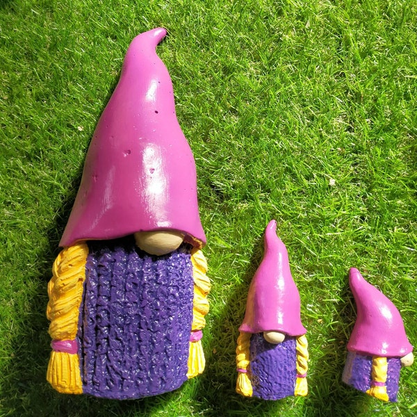 2.8'' 4'' 10'' Gnome Molds Concrete Plaster Resin Molds Silicone Nordic ...