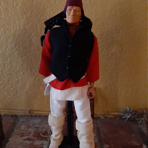 Custom Native American Lipan Apache Clothing Accessory Set for 12" 12 ...