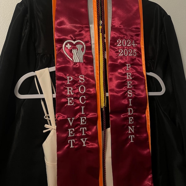 Custom Graduation Stole / Stoles / Sashes - Etsy