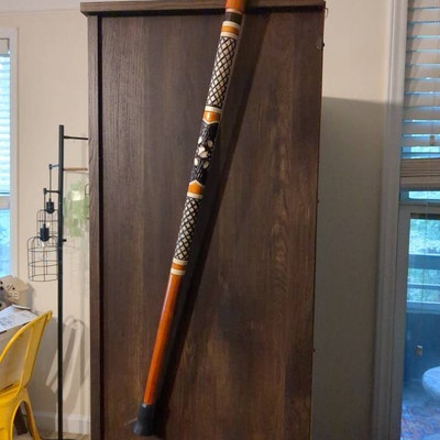 VIP Ram Walking Stick Walking Cane Wood Cane Hand Carved Hiking Stick ...