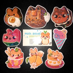 Citrus Fox Sticker, Lemon Sticker, Fox Sticker, Orange Sticker, Dessert ...