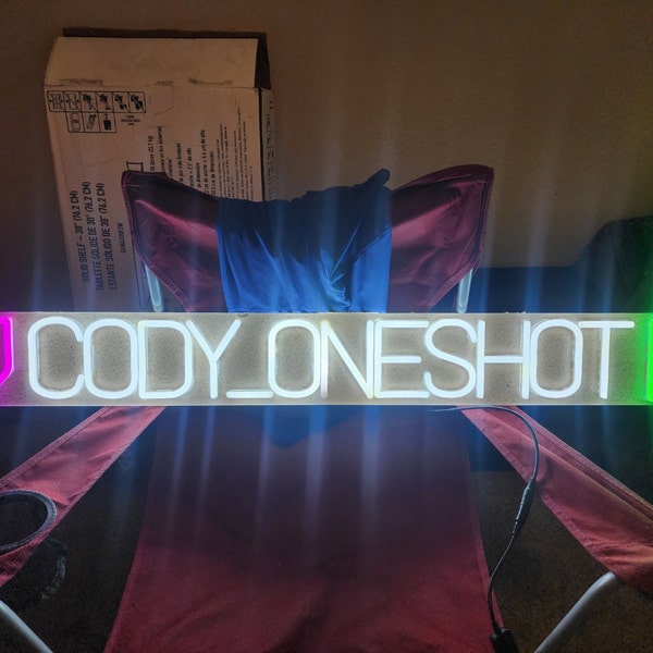 LED STREAMER SIGN (instructions in Photos) - Etsy