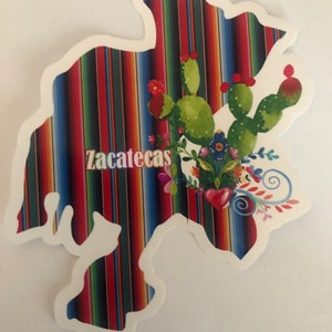 Zarape Zacatecas State I Love Zacatecas Yo Amo Zacatecas Mexico Sticker ...