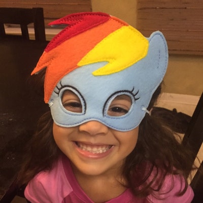 Pony Inspired Felties Pony Masks-dress up Mask Sweetie Belle Rainbow ...