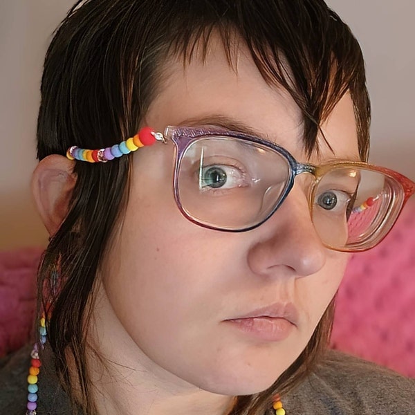 Eyeglass Chain, Glasses Accessories, Armless Glasses, Armless ...