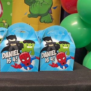 High Five Personalised Childrens Party Box Gift Bag Favour | Etsy