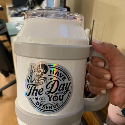 Holographic Skeleton Shark Sticker, Shark Sticker, Skeleton Sticker ...