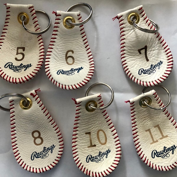 Personalized Hand Made Baseball Key Chain - Etsy