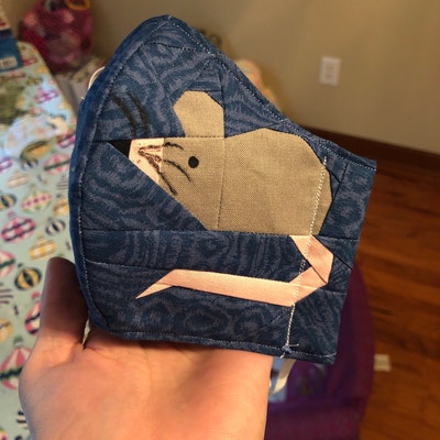 LITTLE MOUSE Paper Pieced Block Pattern in PDF - Etsy