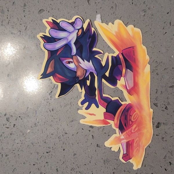 Shadow the Hedgehog Sonic Adventure Sticker - Etsy