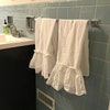 Set of Two | Natural Ruffled Tea Towels | Cotton Ruffles | Tea Towels ...