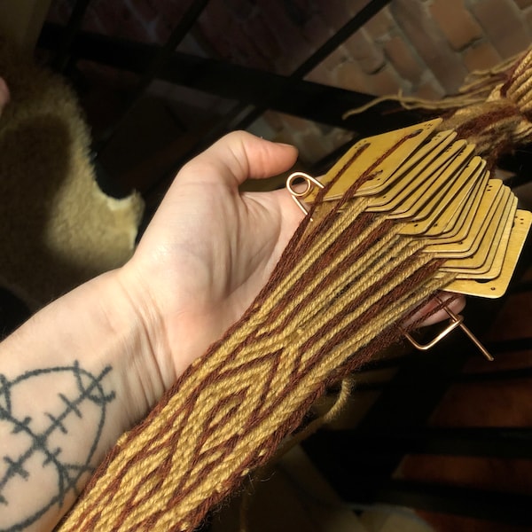 Tablet Weaving Cards /5 Holes Weaving Cards/ Wooden Tablets / Set of 8 ...