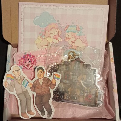 A6 UWU Burger Fast Food Sticker Sheet - Etsy