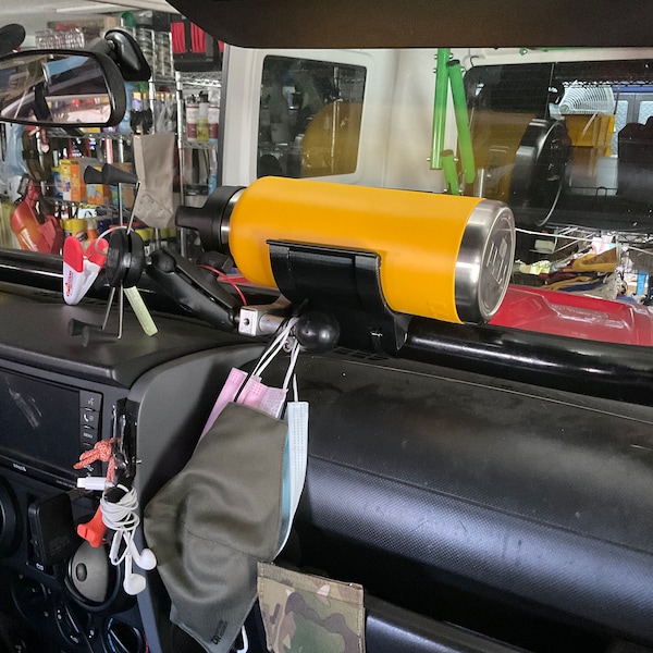 For Yeti and Hydro Flask JK/JKU Roll Cage Mounted Water Bottle Holder ...