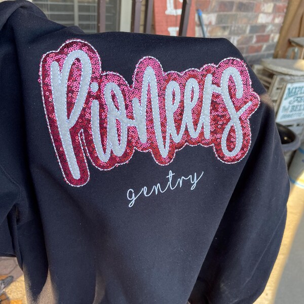 Bean Stitch Red Devils Double Stacked Script Applique Embroidery Download - Etsy