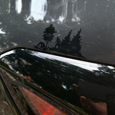 Peeking Bigfoot Windshield Decal Big Foot Sticker Sasquatch Sticker - Etsy