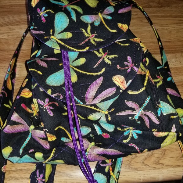 Colorful Aquatic Print Fabric Backpack-mini Backpack-small Backpack ...