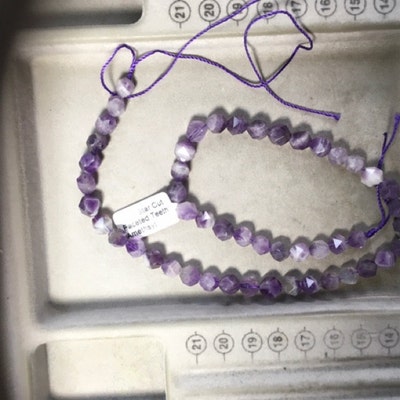 Teeth Amethyst Faceted Star Cut Beads 8mm 15.5 Strand - Etsy