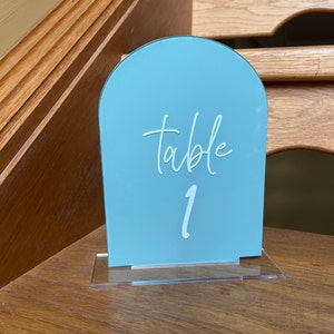 Table Number Sticker, Elegant Wedding Reception Vinyl Decal Numbers ...