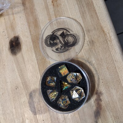 Dunamancy Prismatic and Multi-dimensional Sharp Edge Clear Resin Dice ...