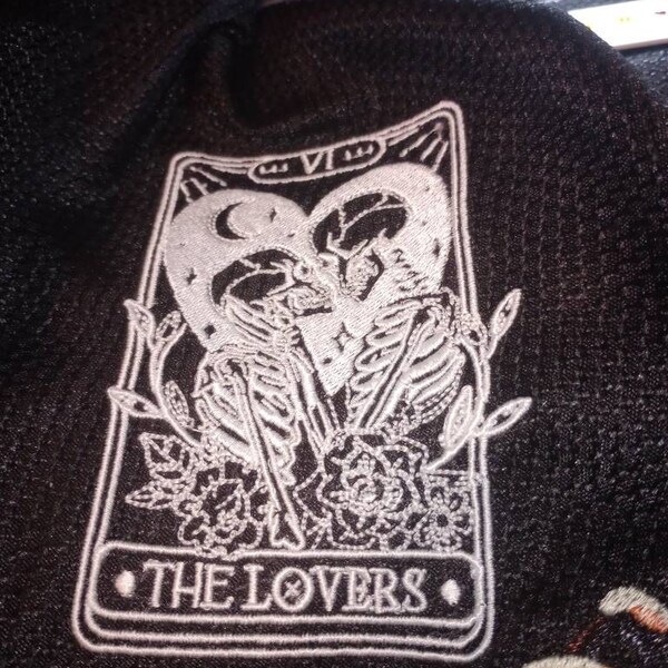 Lovers Tarot Card Embroidery Designs, Halloween Tarot Embroidery ...