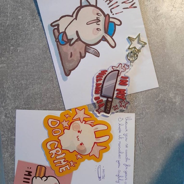 Live Fast Stickers Set Set of 3 Cute Kawaii Animal Stickers, Gift Idea ...