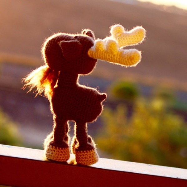 PDF CROCHET PATTERN - Moose Wayne - Etsy
