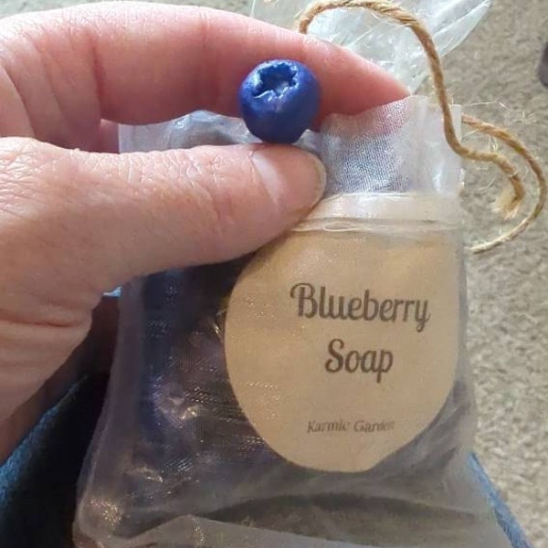Blueberry Soap - Mini Soaps - Blueberries - Embeds - 3.50oz - Etsy