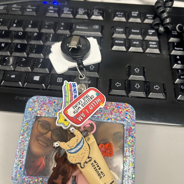 Badge Topper / CHARM COLLECTION - Flowers CHARM - Charm Only - Etsy