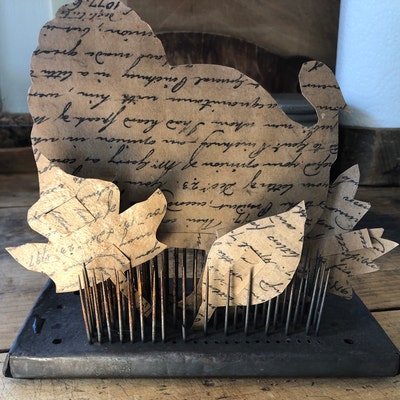 Primitive Autumn Fall Leaves, Primitive Turkeys early Look, Grubby Fall ...