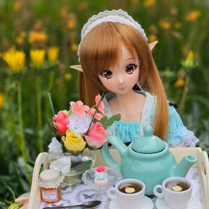 1:3 Scale Miniature Iced Tea/sweet Tea in Mason Mug With Lemon - Etsy