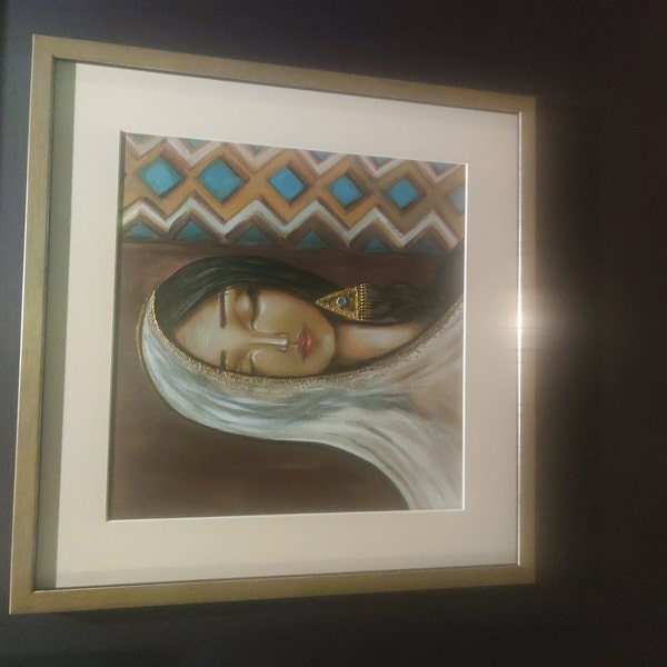 Original Iraqi Art. Acrylic on Canvas Board 25 by 30 Cm. Arabian Art ...