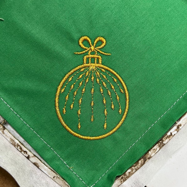 Machine Embroidery Design - 5 Christmas Balls Machine Embroidery ...