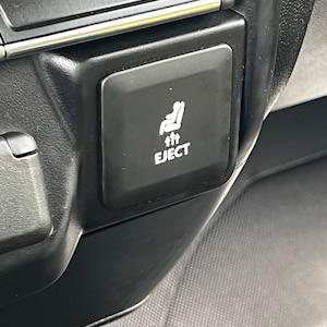 Eject Button Decal, Car Decal, Eject Passenger Button, Blank Button ...