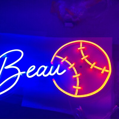 Neon Name Sign Custom Wedding Backdrop, Last Name Sign Wedding Decor ...
