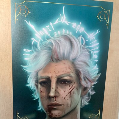 Lucifer Hazbin Hotel Handmade Stickers Die Cut Sparkle Laminate ...