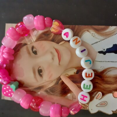 Stray Kids SKZ Kandi and Letter Bead Stretch Bracelet With Optional ...