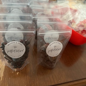 The Perfect Mix Stickers Personalized Wedding Trail Mix Favors - Etsy