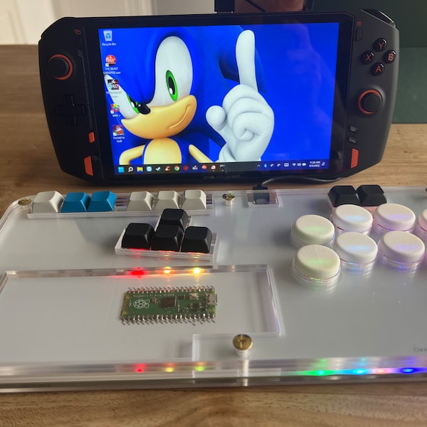 Clear Pocketxt V2 | Split Layout Stickless Controller for Consoles [PS3 ...