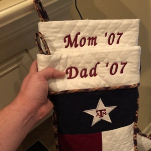 Texas A&M Aggie Hair Bow Long Tail | Etsy