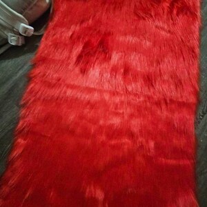 Luxury Extra Long Pile Plush Fabric Square, First Class Craft Costume ...