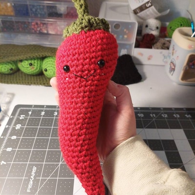 Chili Pepper Crochet Pattern PATTERN ONLY PDF Download Amigurumi ...