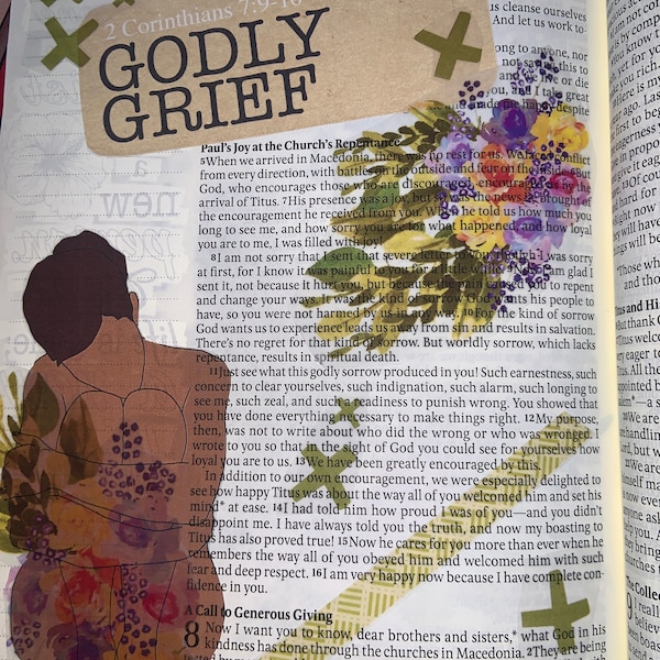 My Heart Grieves, Depression, Grief, Bible Journaling, Traceable ...