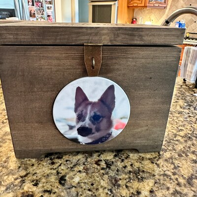 Personalized Pet Memory Box / Urn With Name and Quote or Poem - Etsy